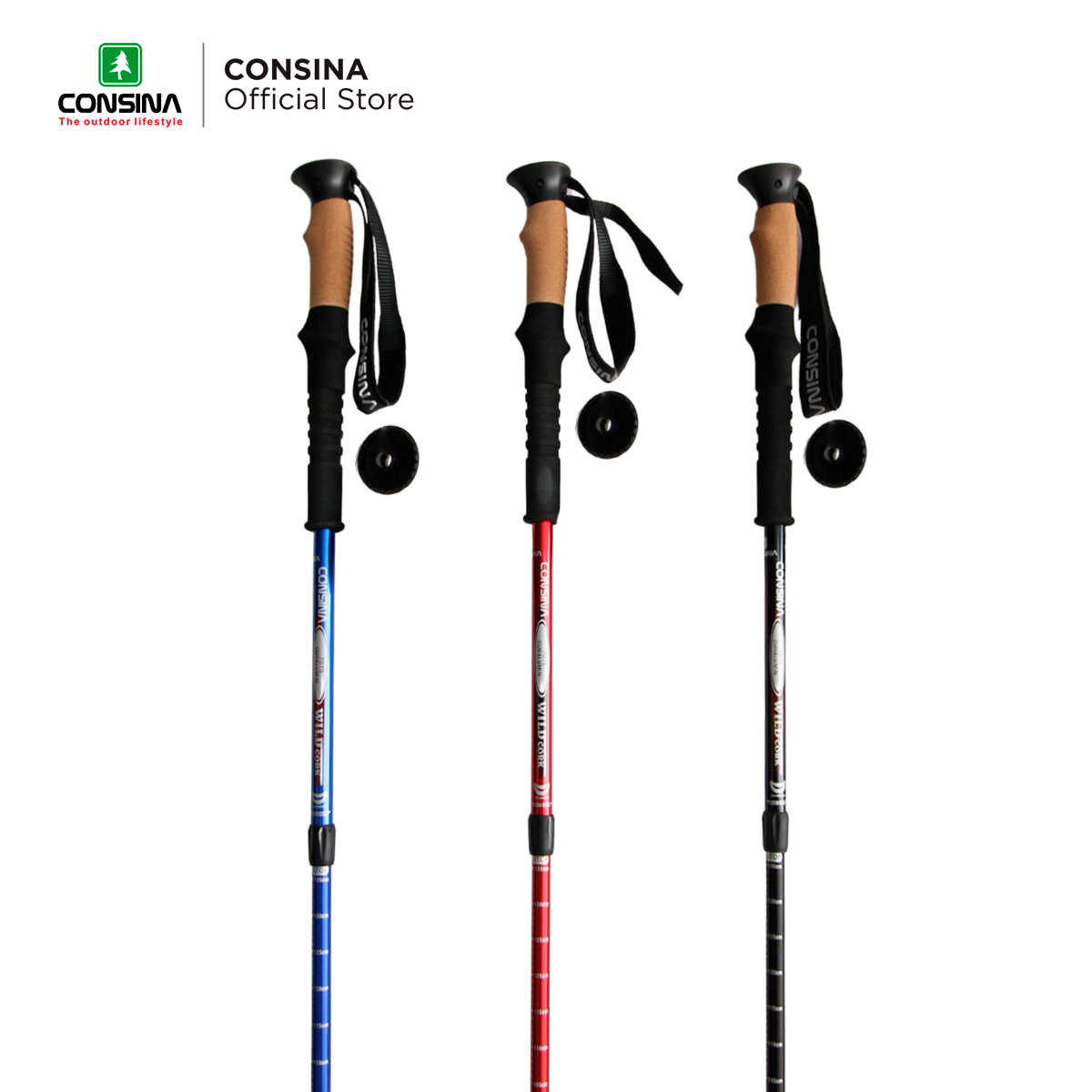 CONSINA DURALUMIN TREKKING POLE TONGKAT TREKKING – Toko Online Consina ...