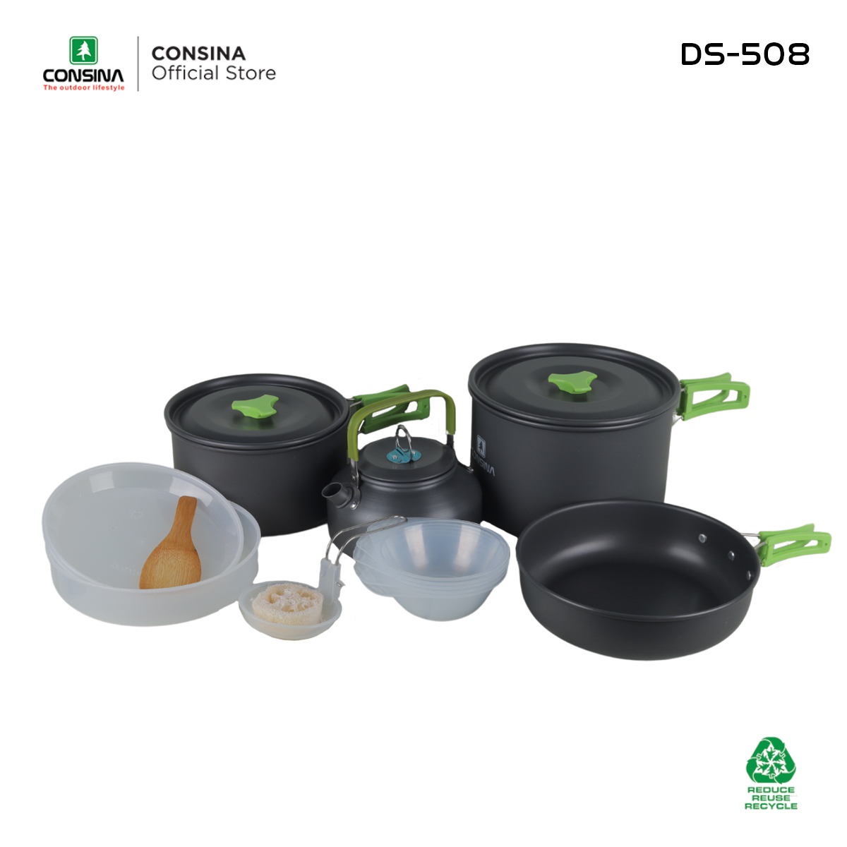 CONSINA COOKING SET CAMPING OUTDOOR DS 508 - Toko Online Consina ...