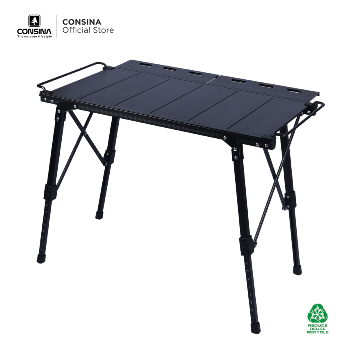 Consina Korean Camping BBQ Meja Lipat Alumunium | Outdoor Campervan ...